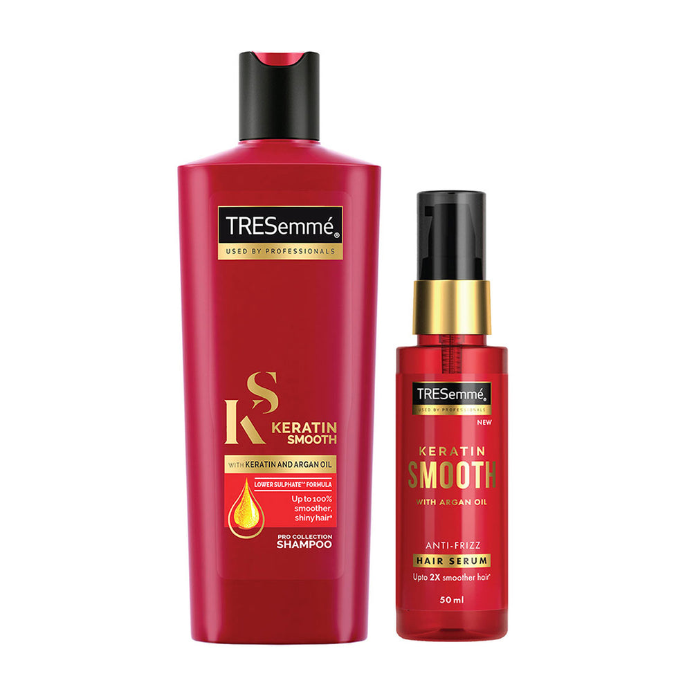 Try TRESemmé Keratin Smooth 340ml Shampoo+Keratin Smooth Serum 50ml ...