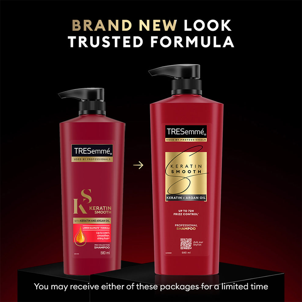 Try TRESemmé Keratin Smooth Shampoo 580ml+Mask 300ml+Serum 100ml Combo ...