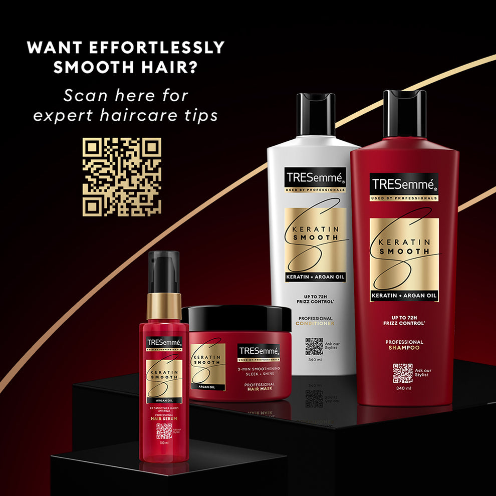 Try TRESemmé Keratin Smooth Shampoo 580ml+Conditioner 340ml+Serum 50ml ...