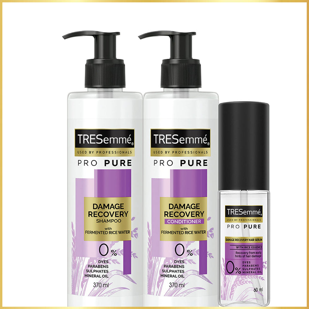 Try TRESemmé Pro Pure Damage Recovery Shampoo 370ml+Conditioner 370ml ...