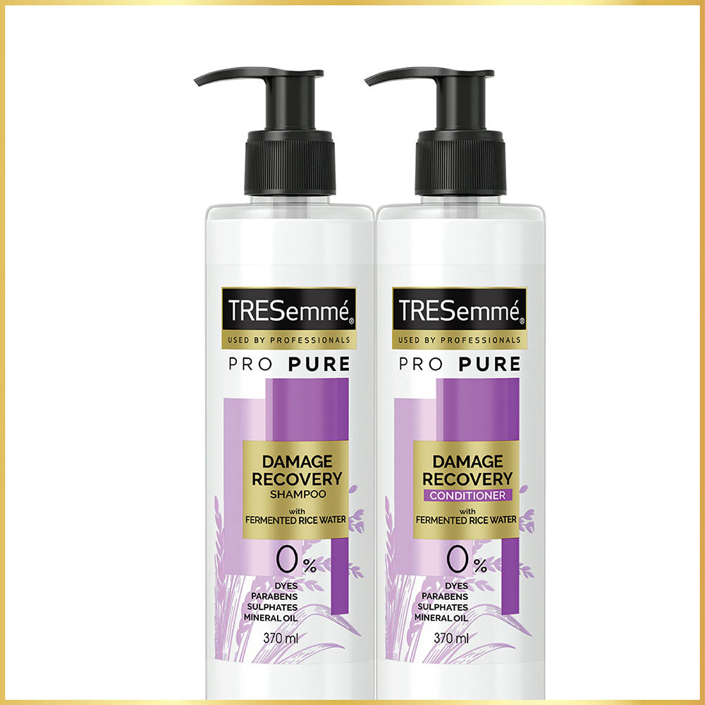 Try TRESemmé Pro Pure Damage Recovery Shampoo 370ml+Conditioner 370ml ...