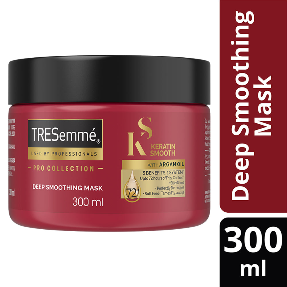 Try TRESemmé Keratin Smooth Deep Smoothing Mask for Shiny Hair | TRESemmé