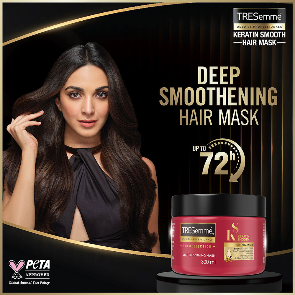 Try TRESemmé Keratin Smooth Deep Smoothing Mask for Shiny Hair | TRESemmé