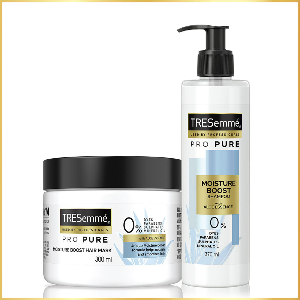 TRESemmé Pro Pure Moisture Boost Shampoo 370ml +Mask 300ml – Tresemme India