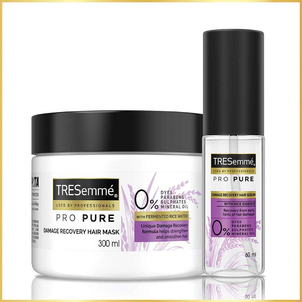 TRESemmé Pro Pure Damage Recovery Mask +Serum 60ml – Tresemme India